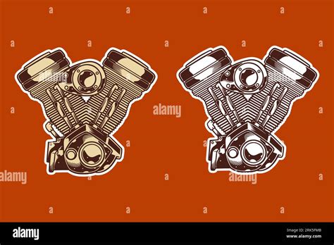 Engine Motor Vector Illustration Cartoon Style Stock Vector Image And Art Alamy