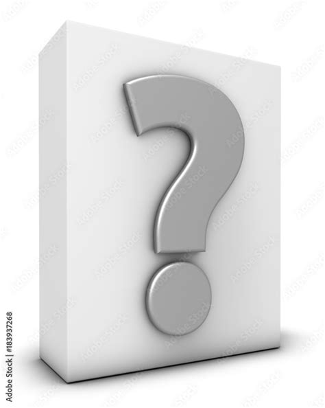 Question Mark And Box Stock Illustration Adobe Stock