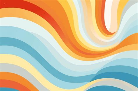 Premium Vector Colorful Abstract Wave Pattern