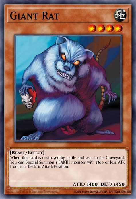 Giant Rat Card Information Yu Gi Oh Database