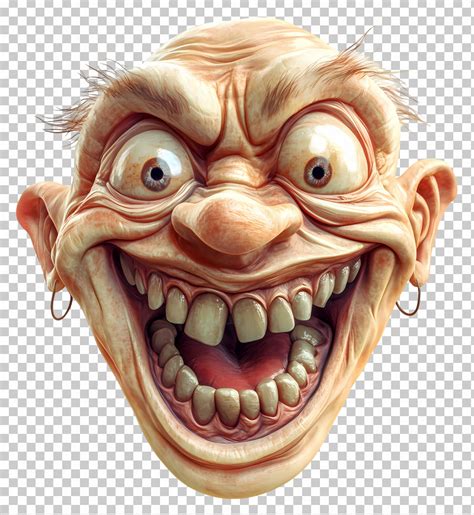 Troll Face Beige Grinning Face With Big Teeth Png Clipart Beige