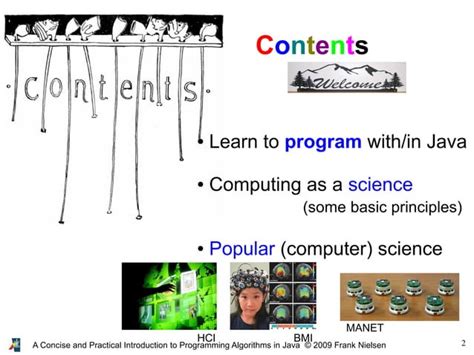 Chapter 1 A Concise And Practical Introduction To Programming Algorithms In Java Ppt