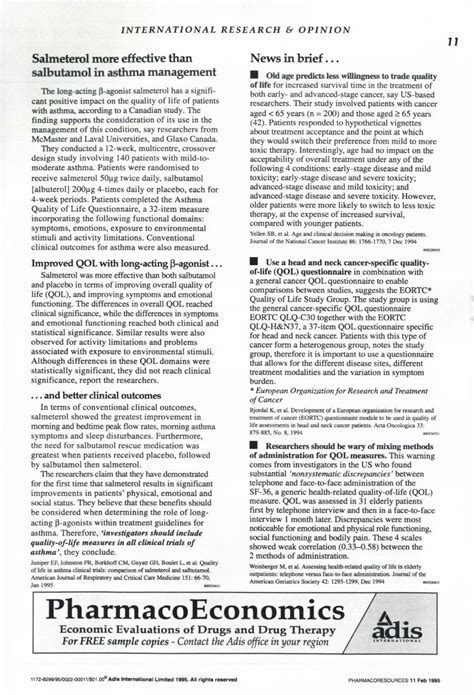 Pdf Salmeterol More Effective Than Salbutamol In Asthma Management Dokumentips