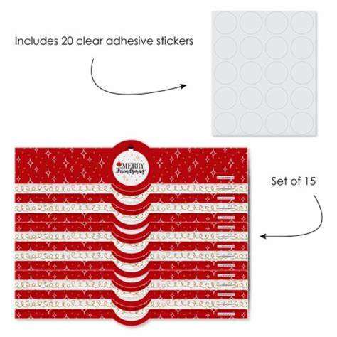 Big Dot Of Happiness Red And Gold Friendsmas Friends Christmas Diy