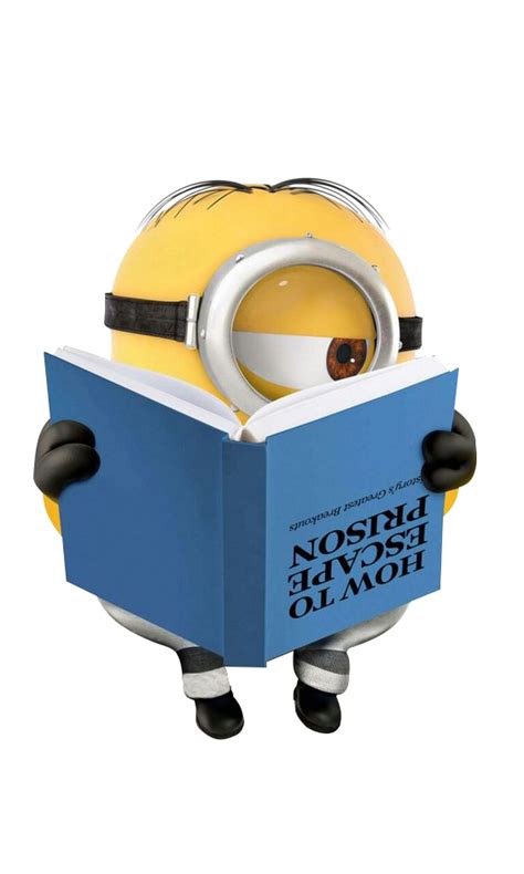 Literary Minion Enjoying A Good Book Cute Animated Movie Character Images In 2025 Minions