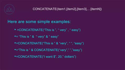 Concatenate Function In Excel How To Combine Cell In Excel Pptx
