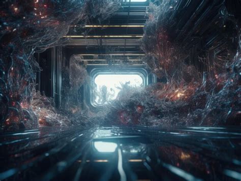 Premium Ai Image Big Data Visuliastion Cyberspace Data Flow Created