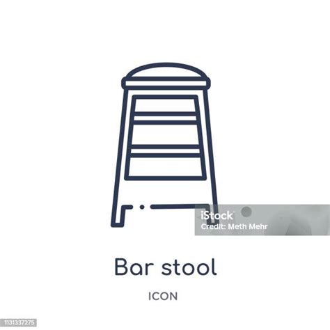 건물 개요 컬렉션에서 선형 바의 자 아이콘입니다 얇은 라인 바 대변 아이콘 흰색 배경에 고립입니다 바 대변 유행 그림 0명에 대한 스톡 벡터 아트 및 기타 이미지 Istock