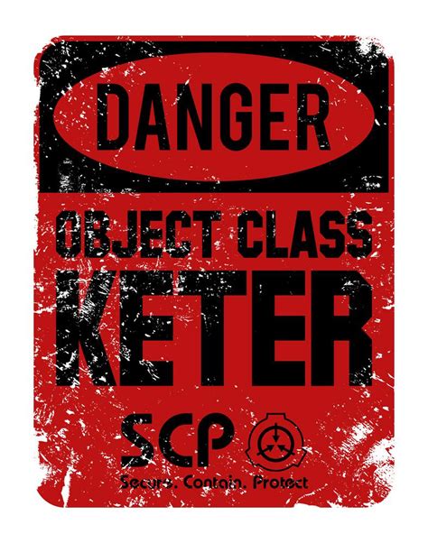 SCP Foundation KETER T Shirt White S HLJ Com