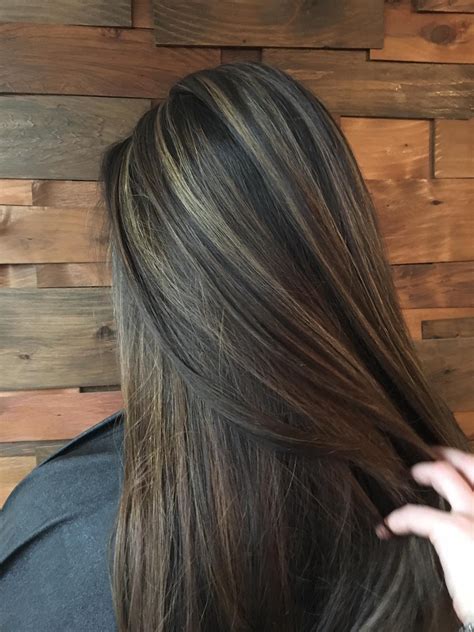 Sun Kissed Balayage On Dark Hair