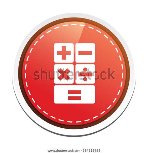Calculate Button Stock Vector Royalty Free 384913963 Shutterstock
