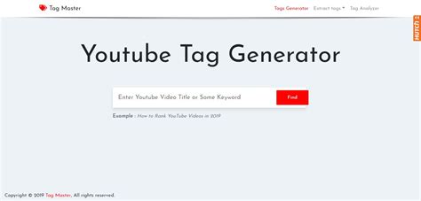 youtube tags generator php script by lovelywebapps codester