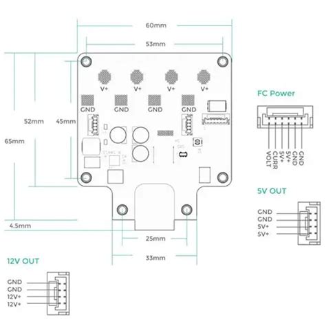 Cuav Cpbd Pro High Voltage Power Distribution Board V5 Version For Pixhawk Flight Controller
