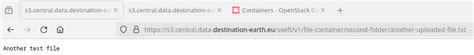 How To Use Object Storage — Destination Earth Data Lake 001 Documentation