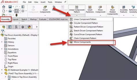 solidworks top down assembly modeling quick tip goengineer