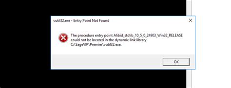 Error After Installation Of 61a General Discussion Sage Vip Classic And Sage Vip Premier