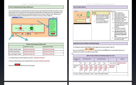Lab 2 Collisions Laboratory Lab 2 Collisions Chegg Com