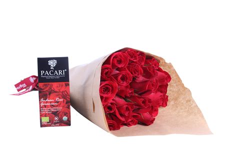 Roses And Pacari Dark Organic Rose Chocolate Cratejoy