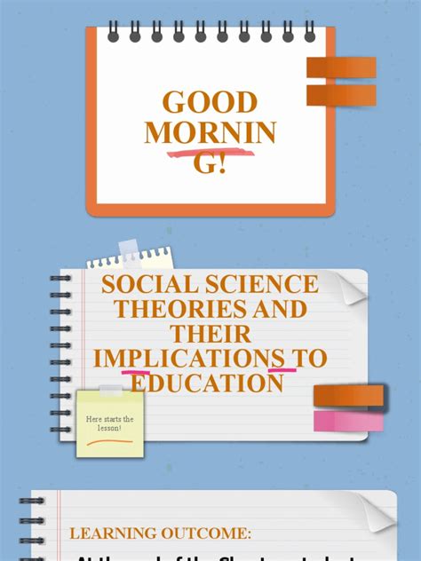 Social Science Theories And Their Implications To Education Pdf