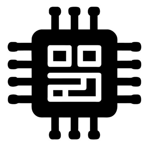 Pictogramme De Carte De Circuit Imprimé Vecteur Premium