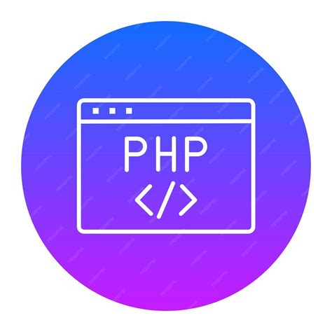 Premium Vector Php Coding Vector Illustration