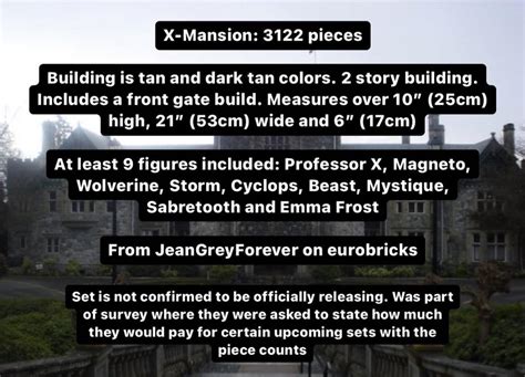 Possible X Mansion Set Rlegomarvelleaks