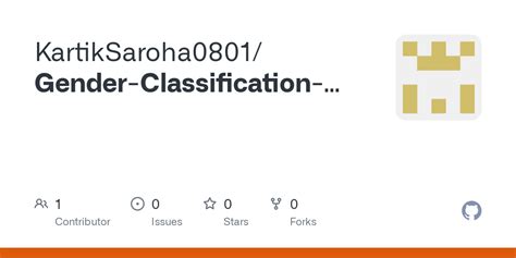 Github Kartiksaroha0801gender Classification Using Machine Learning
