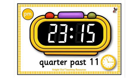 Digital Clocks Quarter Past Posters