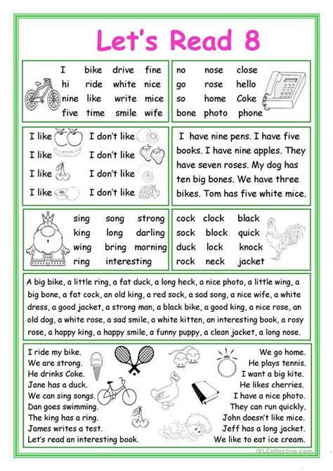 21 Phonics Reading Worksheets For Kindergarten Printable Pdf Template