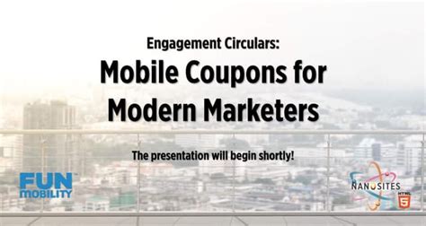 Mobile Coupons For Modern Marketers Pdf