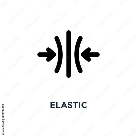 Elastic Icon Elastic Concept Symbol Design Vector Illustration