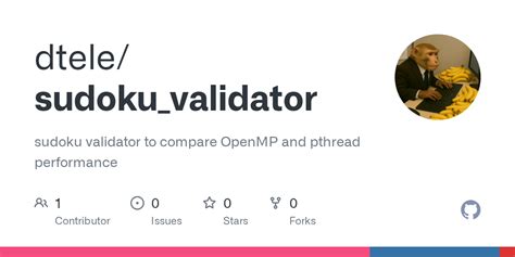 Github Dtelesudokuvalidator Sudoku Validator To Compare Openmp And