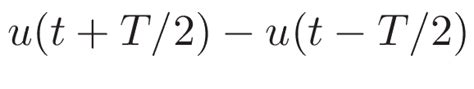 Triangular Pulse As Convolution Of Two Rectangular Pulses