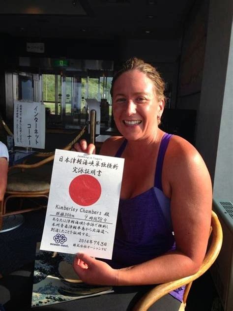 Kim Chambers Completes 6 To Climb To 5 World Open Water Swimming
