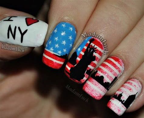 I ♥ New York Nails Nyc Nails New Nail Designs City Nails