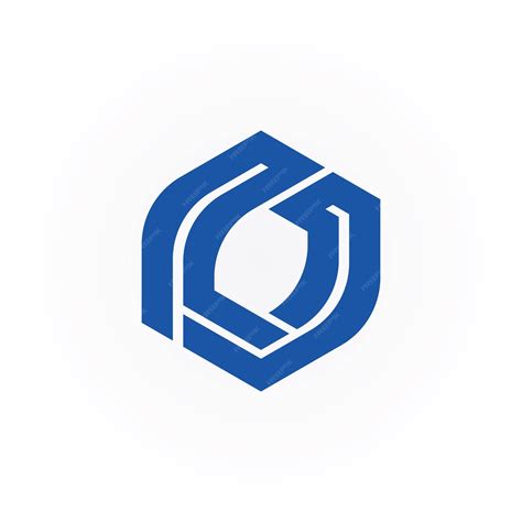 Premium Vector Abstract Initial Letter Cj Or Jc Logo In Blue Color Isolated In White Background