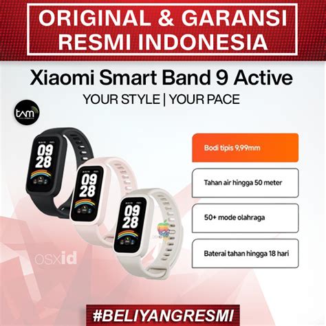 Jual Official Xiaomi Smart Band Active Xiaomi Smart Mi Band Active Garansi Resmi