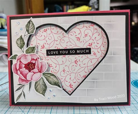 Heartvalentine Card By Traci Wood 2023 Valentine Cards Handmade