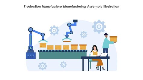 Production Manufacture Manufacturing Assembly Illustration Ppt Powerpoint