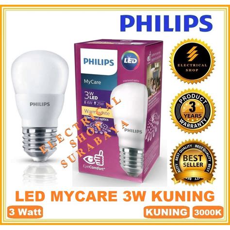 Jual Philips Lampu Led Bulb Mycare W Watt W Kuning Garansi Harga Grosir Ledbulb Ori