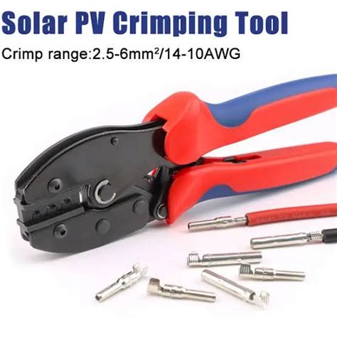 Solar Crimping Plier For Mc4 Connector Lugs Punching Plier Lux