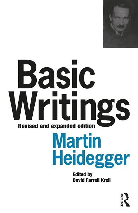 Basic Writings Martin Heidegger Heidegger Martin Krell David Farrell Uk Books