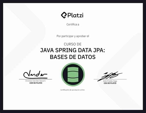 Curso De Java Spring Data JPA Bases De Datos Platzi