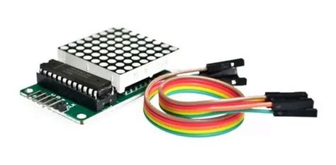 Módulo Display Matriz De Led 8x8 Com Max7219 Vermelho Parcelamento Sem Juros