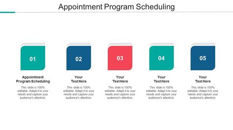 Appointment Program Scheduling Ppt Powerpoint Presentation Styles