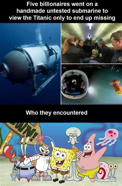Spongebob Titanic Memes Meme Staan🛑