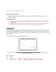Understanding Learning Curve Theory In Labor Intensive Industries Course Hero