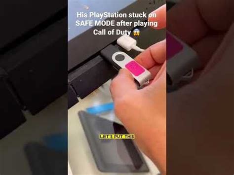 PlayStation Stuck On SAFE MODE After Playing A Game Shorts Ps Ps Xbox Apple Iphone