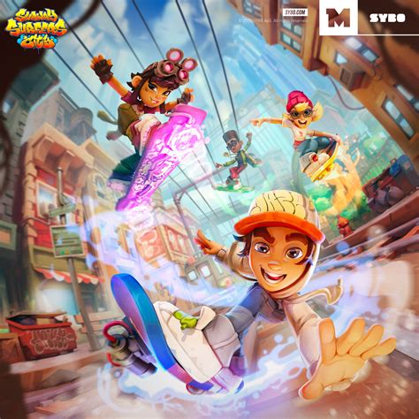 Artstation Subway Surfers City Key Art