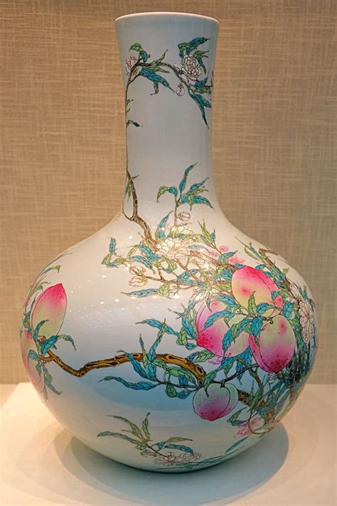 Beautiful Chinese Porcelain At Museum In Beijing China Editorial Image